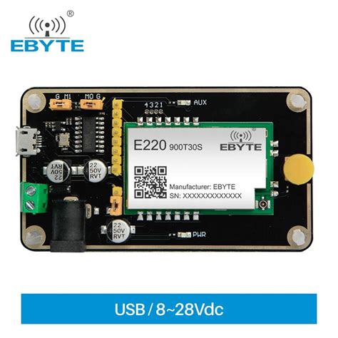 Ebyte 868mhz 915mhz Wireless Rf Module Uart Test Board Kit E22 900tbh 01 Lora Module Sx1262 10km