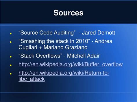 Ppt Intro To Exploitation Stack Overflows Powerpoint Presentation