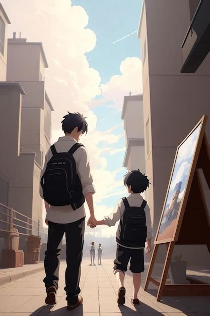 Premium Ai Image Brothers Love