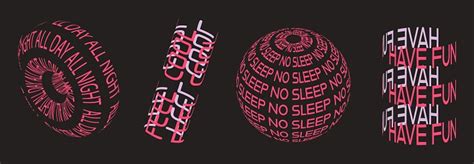 트렌디한 기하학적 모양 텍스트가 있는 도넛 포스터 스티커 웹 옷 등을 위한 2000년대 스타일 요소 3차원 형태에 대한 스톡