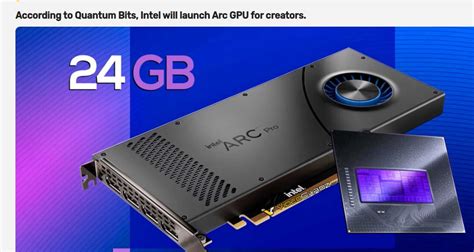 Intel Plans 2025 Launch Of 24gb Battlemage Gpu Dou Deepnewz