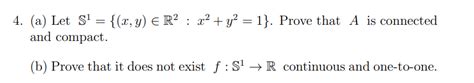solved 4 a let s1 { x y ∈r2 x2 y2 1} prove that a is