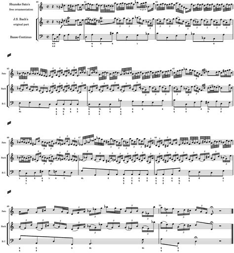 basso continuo realization and ornamentation