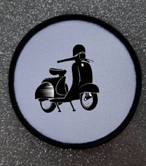 3 Inch Mod Scooter Rider Patch Badge Etsy