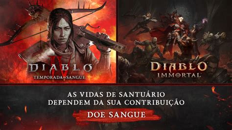 Diablo Iv E Diablo Immortal Realizam Campanha De Doação De Sangue Em
