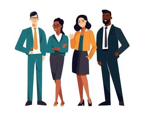 People Business Team Of Different Ethnicies Determined Posture