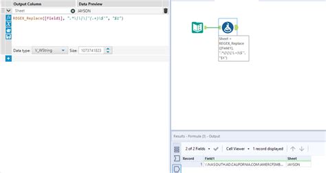 Solved Extracting The Name In The Full Path Alteryx Community