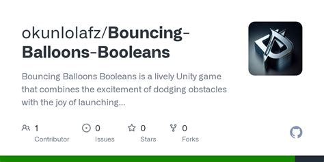 Github Okunlolafzbouncing Balloons Booleans Challenge 3 Of Unity Game Development