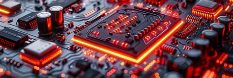 Premium Photo Advanced Electronic Circuit Closeup Microchip And Processor Details Technology