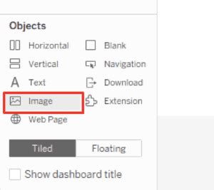 How To Insert Image Logo On Dashboard Sheet In Tableau Datameer