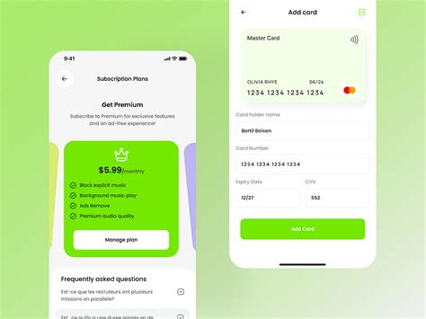 Subscription Plan Mobile App Ui By Alomgir Hossen On Dribbble