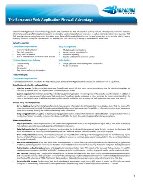 Web Application Firewall Presentation Pdf Internet Computing