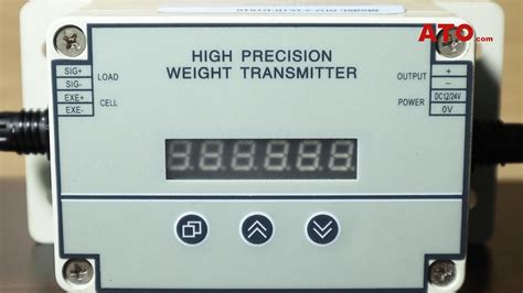 Digital Load Cell Amplifier Weight Transmitter Output 4 20ma0 10vrs485 Youtube