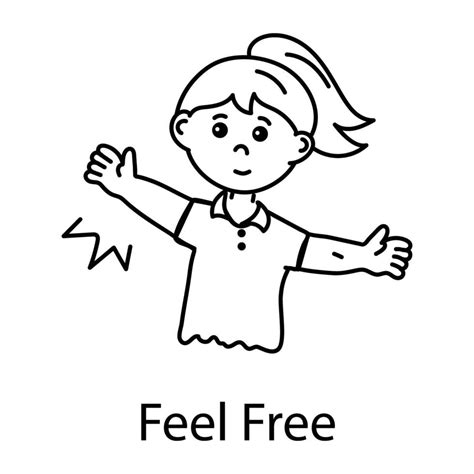 Trendy Feel Free 43071167 Vector Art At Vecteezy