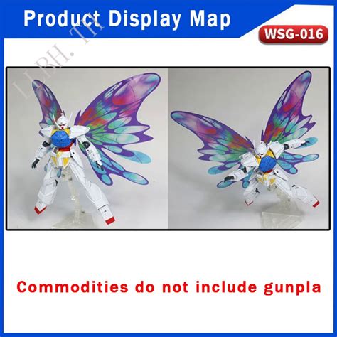 Anime Hg Rg 1144 Gundam Butterfly Light Wing Expansion Pack Moonlight