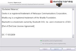 LinearActuator S MINDSTORMS NXT Blog LEGO MINDSTORMS NXT G Installing The Software