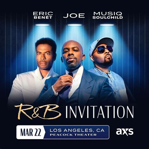 Randb Invitation Tour At Peacock Theater Los Angeles