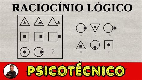 teste de raciocÍnio lÓgico psicotÉcnico sequÊncia de figuras