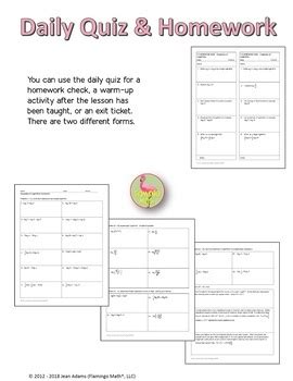 Properties Of Logarithms Algebra 2 Unit 7 By Jean Adams TpT