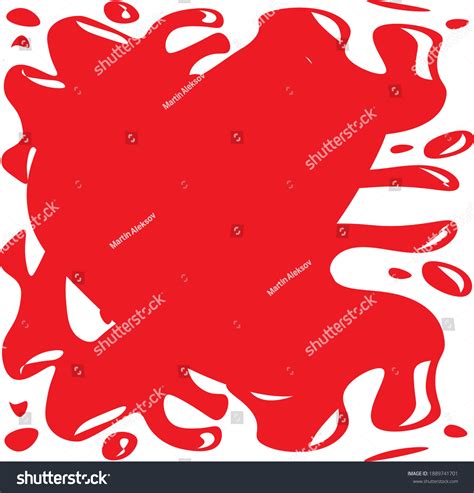 Big Vector Red Blood Splatter Art เวกเตอร์สต็อก ปลอดค่าลิขสิทธิ์