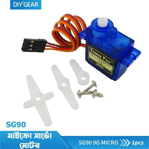 Sg90 9g Micro Servo Motor For Diy Project And Others Bd