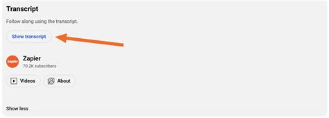 How To Get A Transcript Of A Youtube Video Zapier