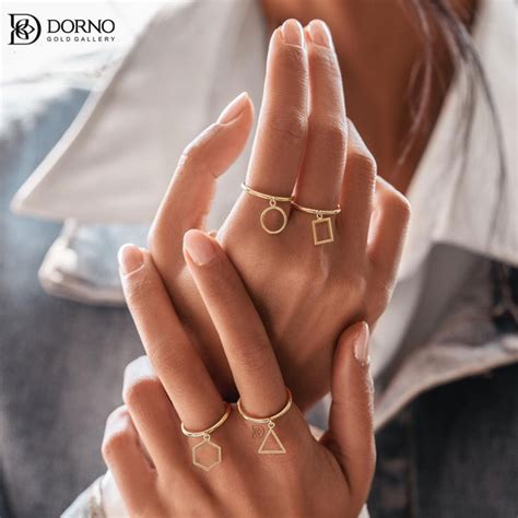 مدل انگشتر طلا دخترانه بدون نگین با طرح های شیک و خاص