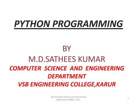 Python Basis Tutorial Pptx