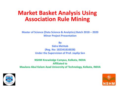 pdf market basket analysis using association rule mining