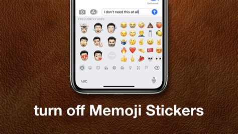 Turn Off Memoji Stickers In IOS IPadOS On IPhone IPad
