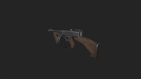 Pistol 3d Model 019 By Bubble009