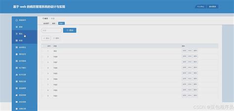 nodejs基于vue js的电子病历档案管理系统 csdn博客