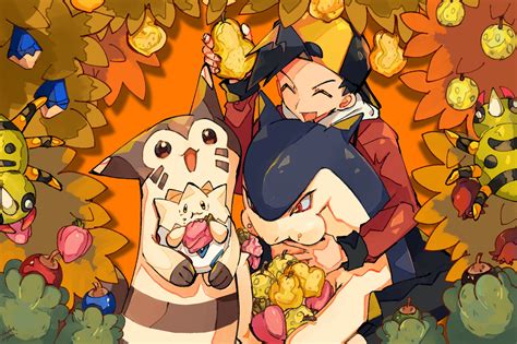 017 75 Ethan Pokemon Furret Spinarak Togepi Typhlosion Nintendo