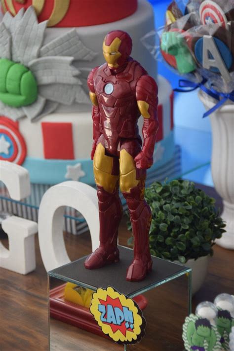 Avengers Themed Birthday Party Karas Party Ideas Iron Man Birthday
