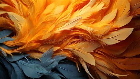 Abstract Peacock Pattern Vibrant Colors Elegant Shape Beauty In Nature Generated By Ai Stock