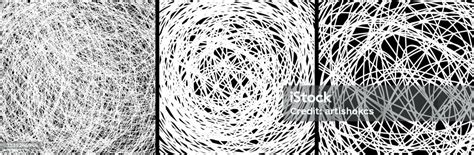 흰색 손으로 그린 배경 세트 스크리블 펜 텍스처 연필 패턴 벡터 그림입니다 개체 그룹에 대한 스톡 벡터 아트 및 기타 이미지 개체 그룹 거친 검은색 Istock