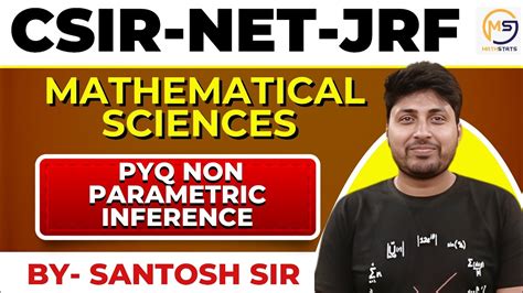 L3 Csir Net Jrf Mathematical Sciences Pyq Non Parametric Inference Santosh Sir Iitb