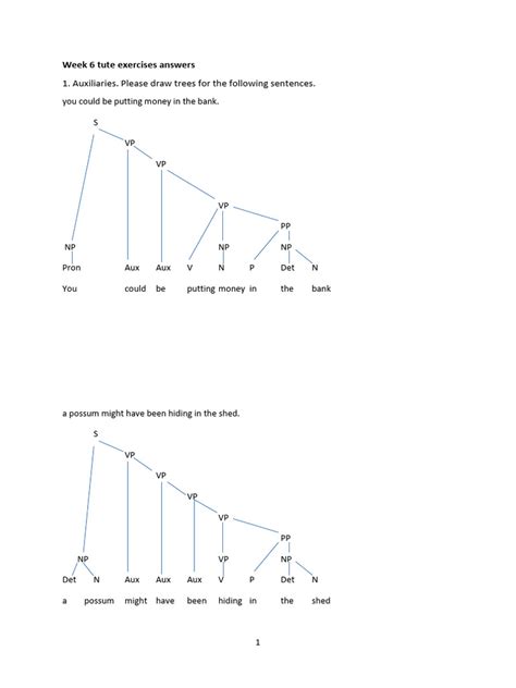 2019 week 6 tute exercise answers pdf sentence linguistics question