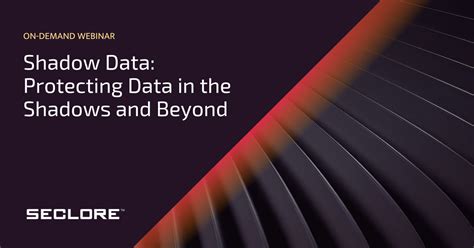 Shadow Data Protecting Data In The Shadows And Beyond