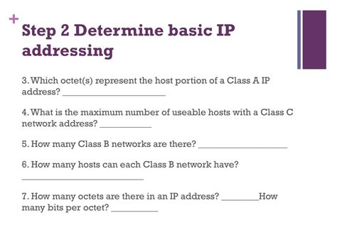 PPT IP Addressing Basics PowerPoint Presentation Free Download ID