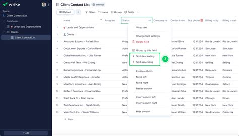 Using Filters Sorting And Grouping Wrike Help Center