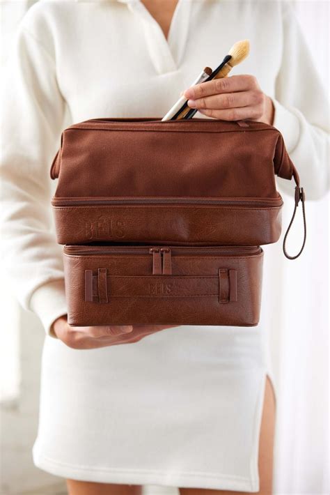 BÉis The Cosmetic Case In Maple Brown Makeup Organizer And Travel