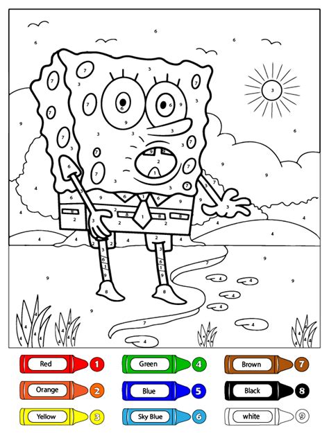Color Code Spongebob