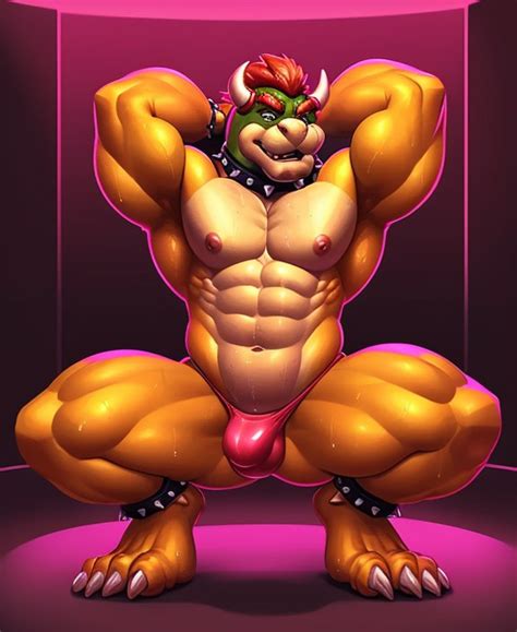Rule 34 Abs Ai Generated Biceps Bowser Bulge Eristhebot Feet Furry