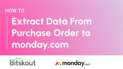 How To Extract Data From Purchase Orders To