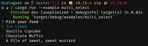 multiselect example doesn t work selection is never re rendered