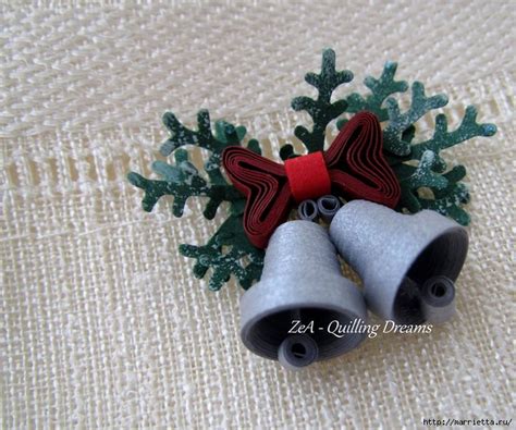 Колокольчики в технике квиллинг