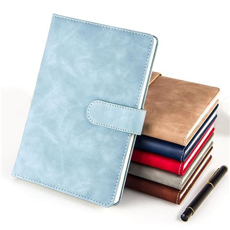 Ccan009 Custom Journal Pu Leather Planner Agenda Office Refillable Office Notebook Agenda
