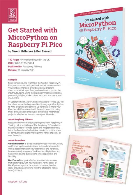 Get Started With Micropython On Raspberry Pi Pico Book Raspberry Pi