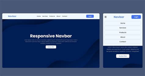 Как создать адаптивное горизонтальное меню навигации с помощью html css